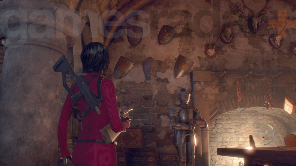 Resident Evil 4 Separate Ways shield puzzle solution | GamesRadar+