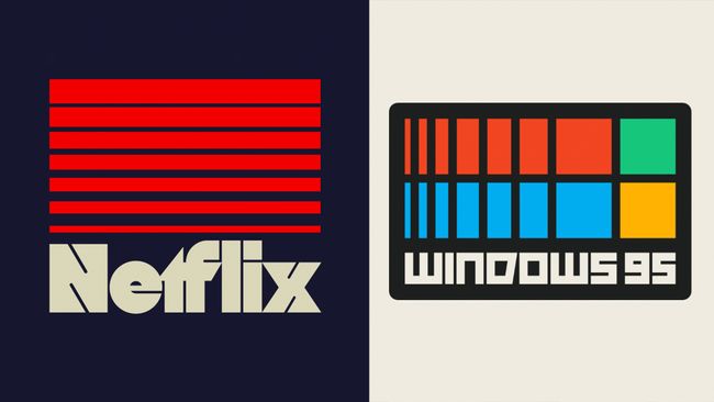Designer gives your favourite logos a joyful retro makeover | Creative Bloq
