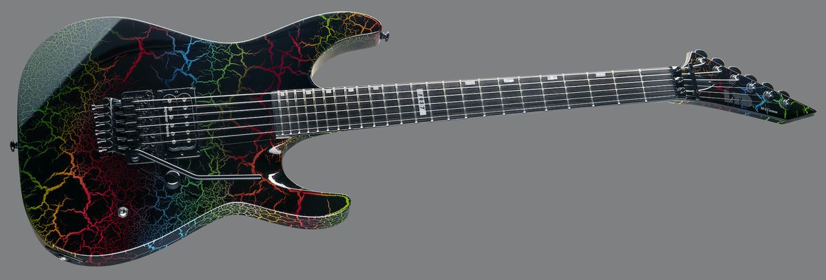 ESP adds electrifying Rainbow Crackle finish to its shred-ready LTD '87 ...