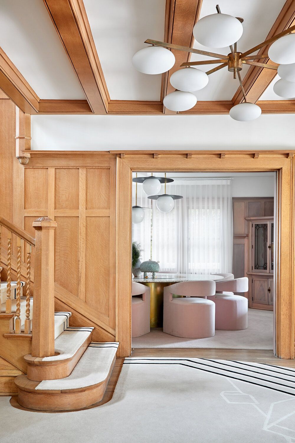 Staircase paneling ideas, from color to panel styles | Livingetc