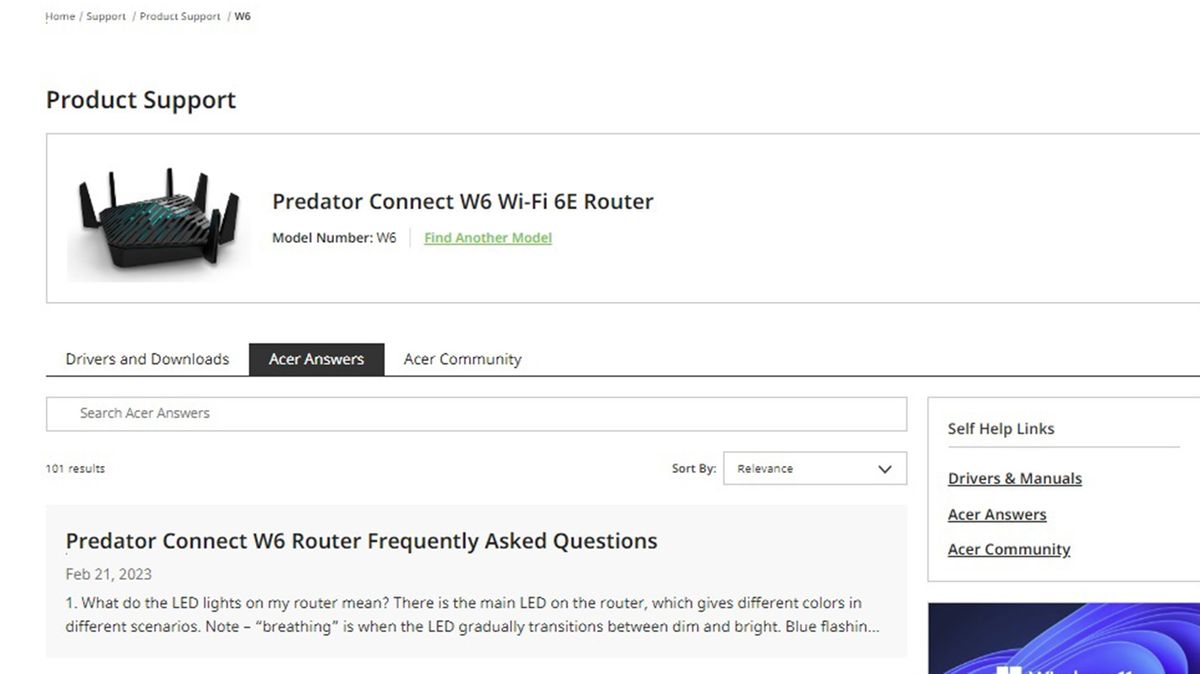 Acer Predator Connect W6 review | Tom's Guide