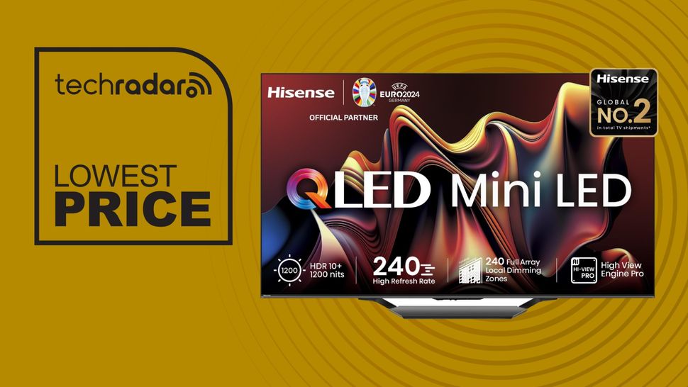 The Hisense U7N is our best budget mini-LED TV, and it’s hit a record ...