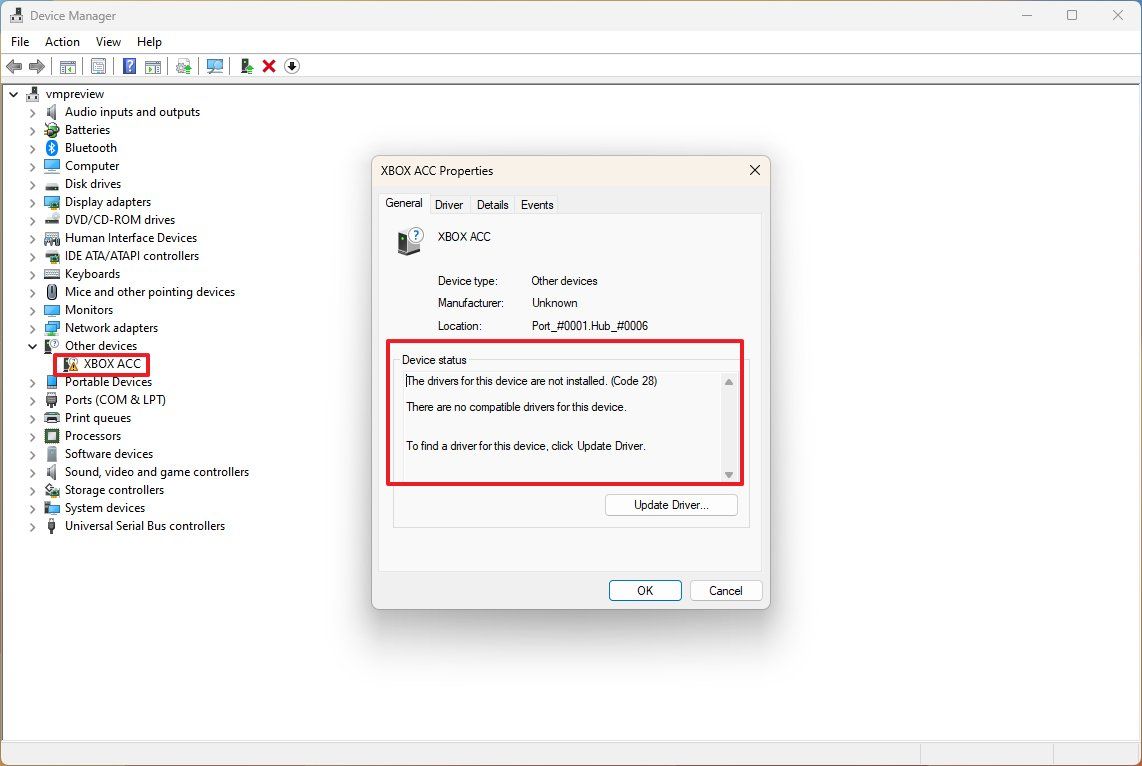 How to fix Device Manager yellow mark for drivers on Windows 11 ...
