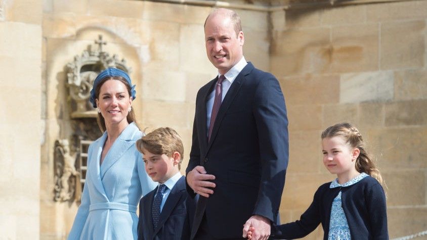 Prince George and Princess Charlotte Make Their Royal Easter Debut ...