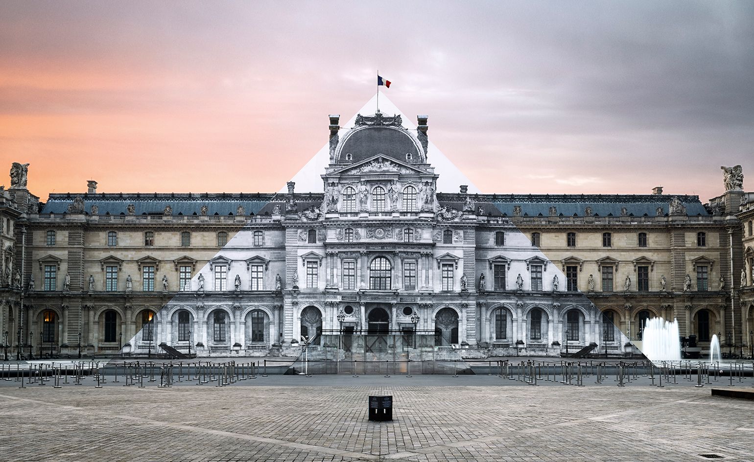 French artist JR's public art installation at Louvre | Wallpaper*