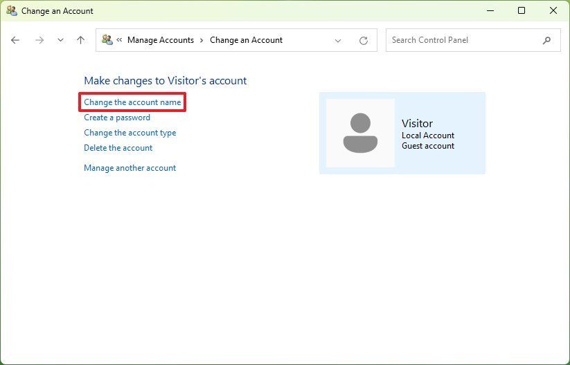 How to change account name on Windows 11 | Windows Central