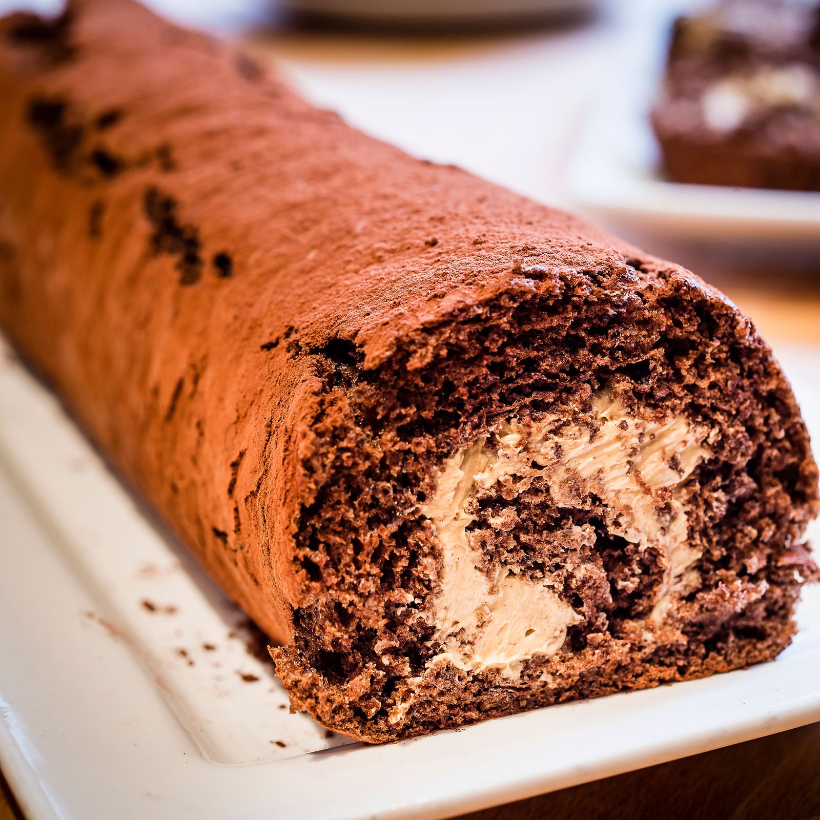 Salted Caramel and Chocolate Swiss Roll | Dessert Recipes | Woman & Home