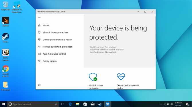 Windows Security Tools Come Together in Creators Update | Laptop Mag