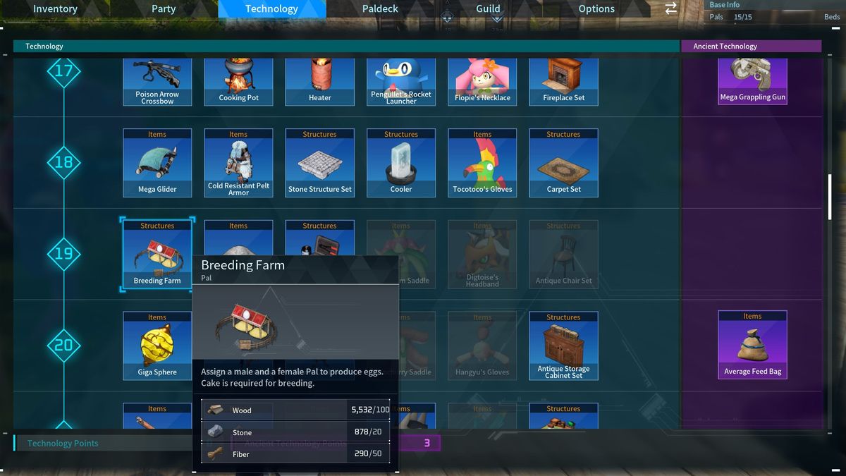How to get mid and end game Pals in Palworld with the Breeding Farm ...