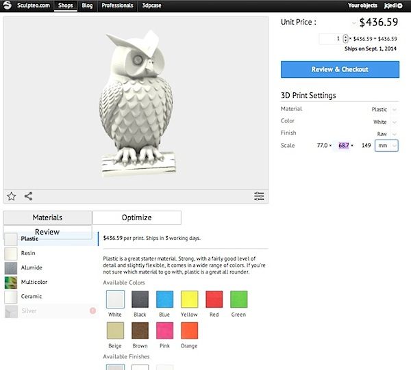 Sculpteo 3D Printing Service Review | Tom's Guide