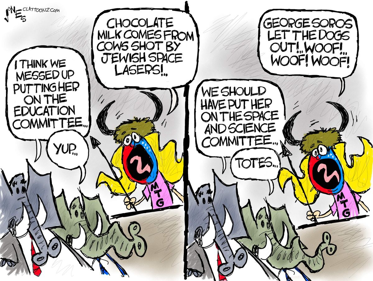 Political Cartoon U.S. gop marjorie taylor greene | The Week