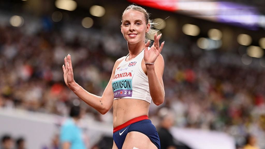 Watch Keely Hodgkinson compete in the women's 800m final at the 2025 ...