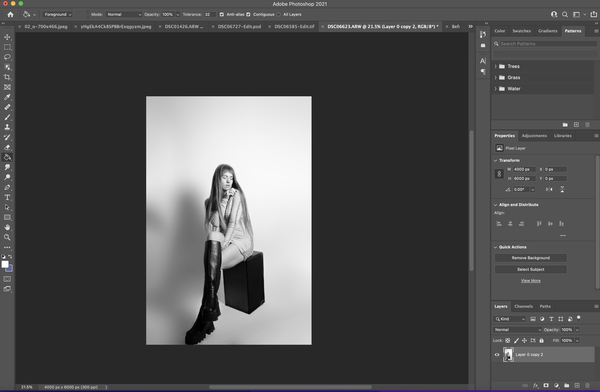 Wrinkles away: how to easily smooth a background in Photoshop | Digital ...