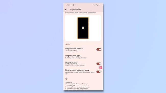 How to use the Android on-screen magnifier | Tom's Guide