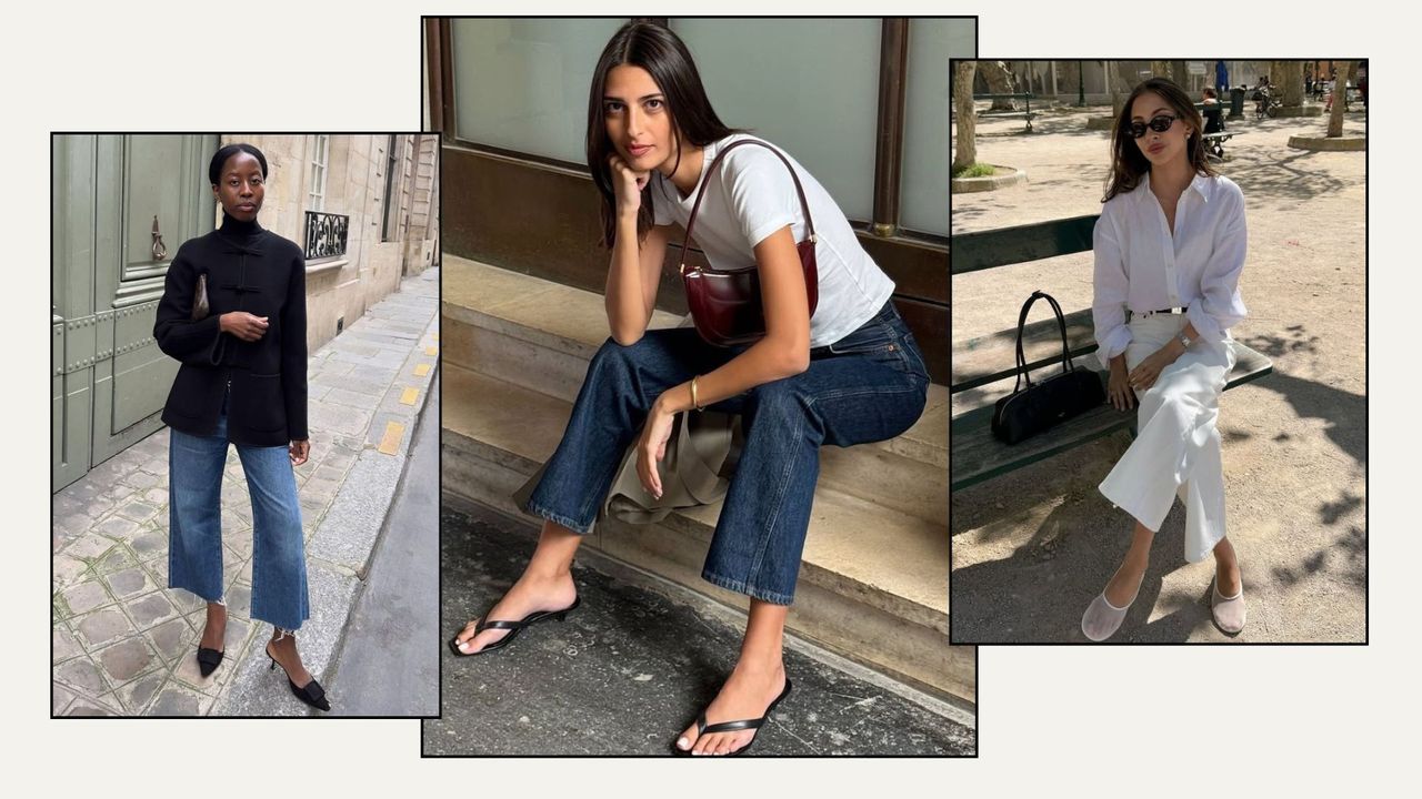 8 Fresh Ways to Style Cropped, Flared Jeans in 2025 | Who What Wear