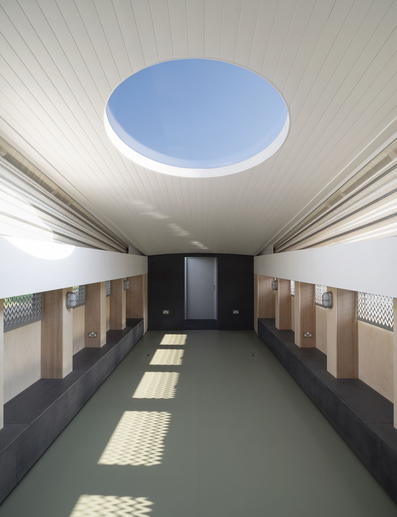 This floating church hides an unexpectedly spacious & modern interior