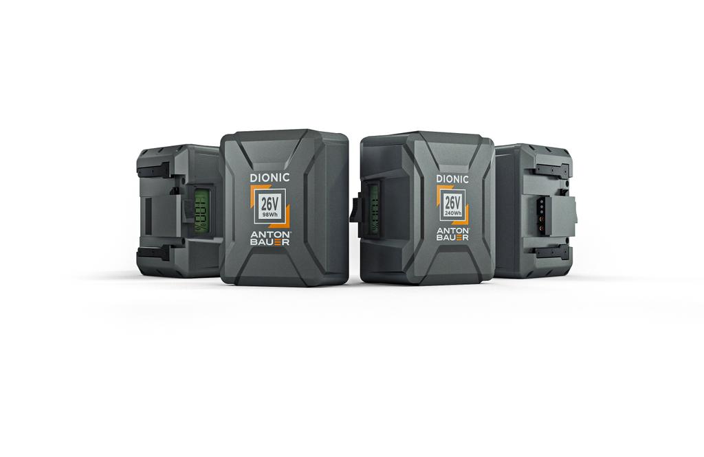 Anton/Bauer Expands Dionic 26V Battery Series | TV Tech