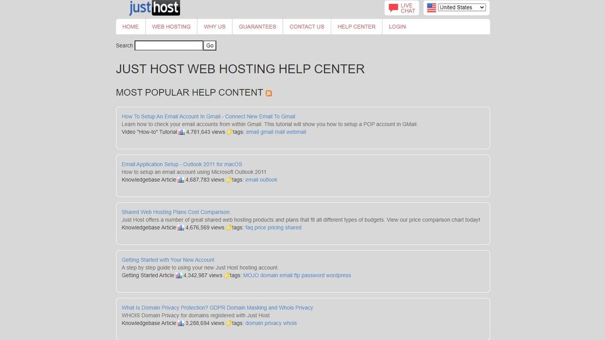Just Host review | TechRadar