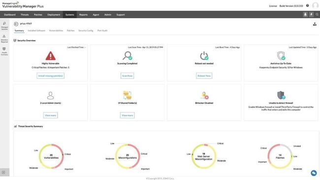 ManageEngine Vulnerability Manager Plus | TechRadar
