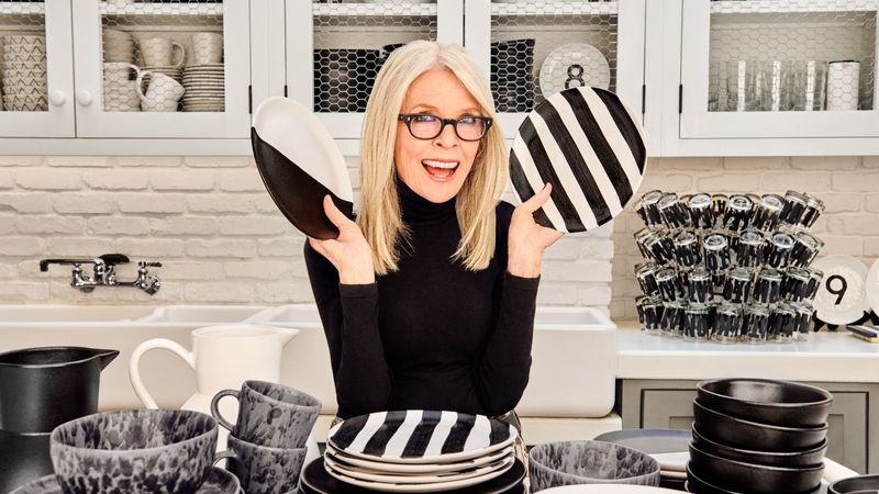 Inside Diane Keaton's unique kitchen seating area | Homes and Gardens