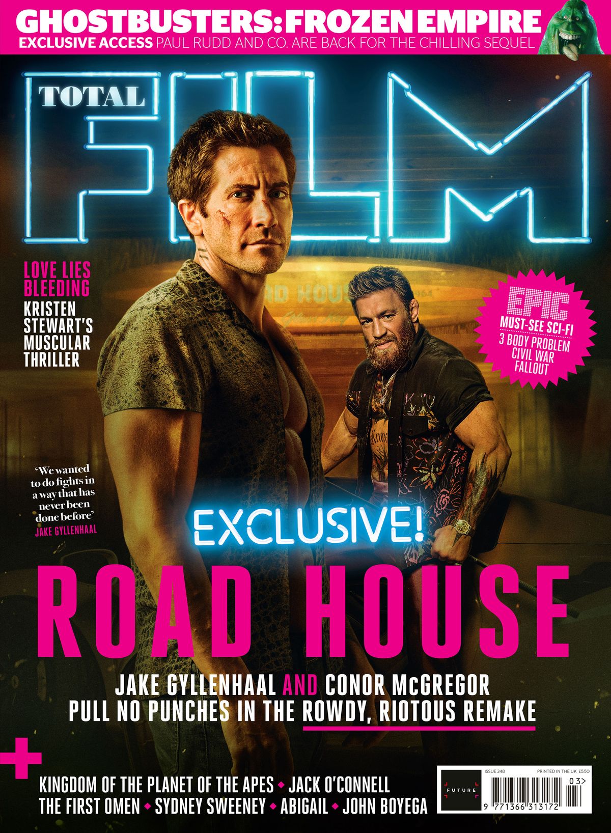 Jake Gyllenhaal’s Road House is on the cover of the new issue of Total ...