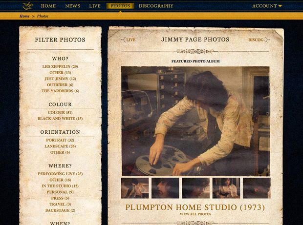 Jimmy Page Launches Official Website, JimmyPage.com, Today | Guitar World