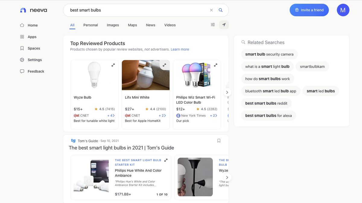 Neeva search engine review | TechRadar