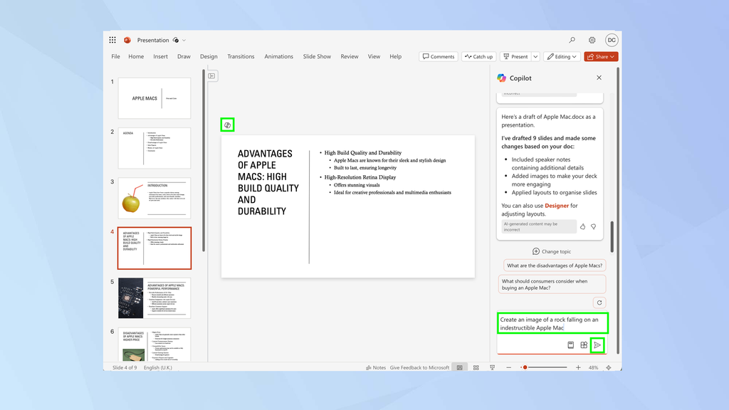 How to use Copilot to add images to PowerPoint | Tom's Guide