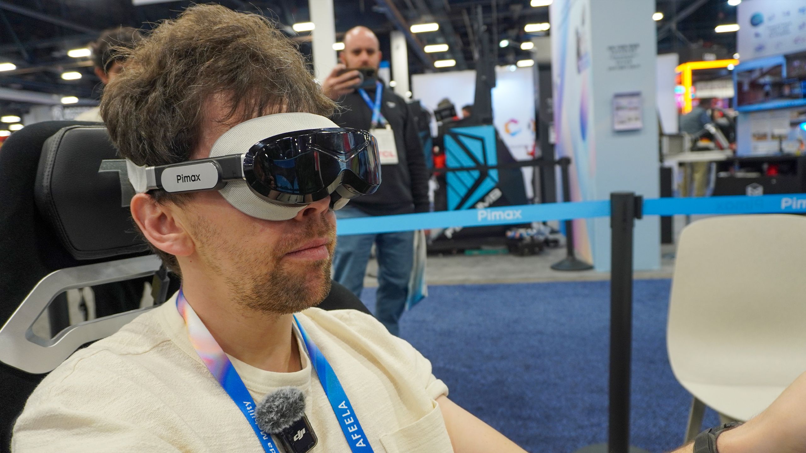 I just tested an 8K VR headset that weighs less than my phone, and it ...