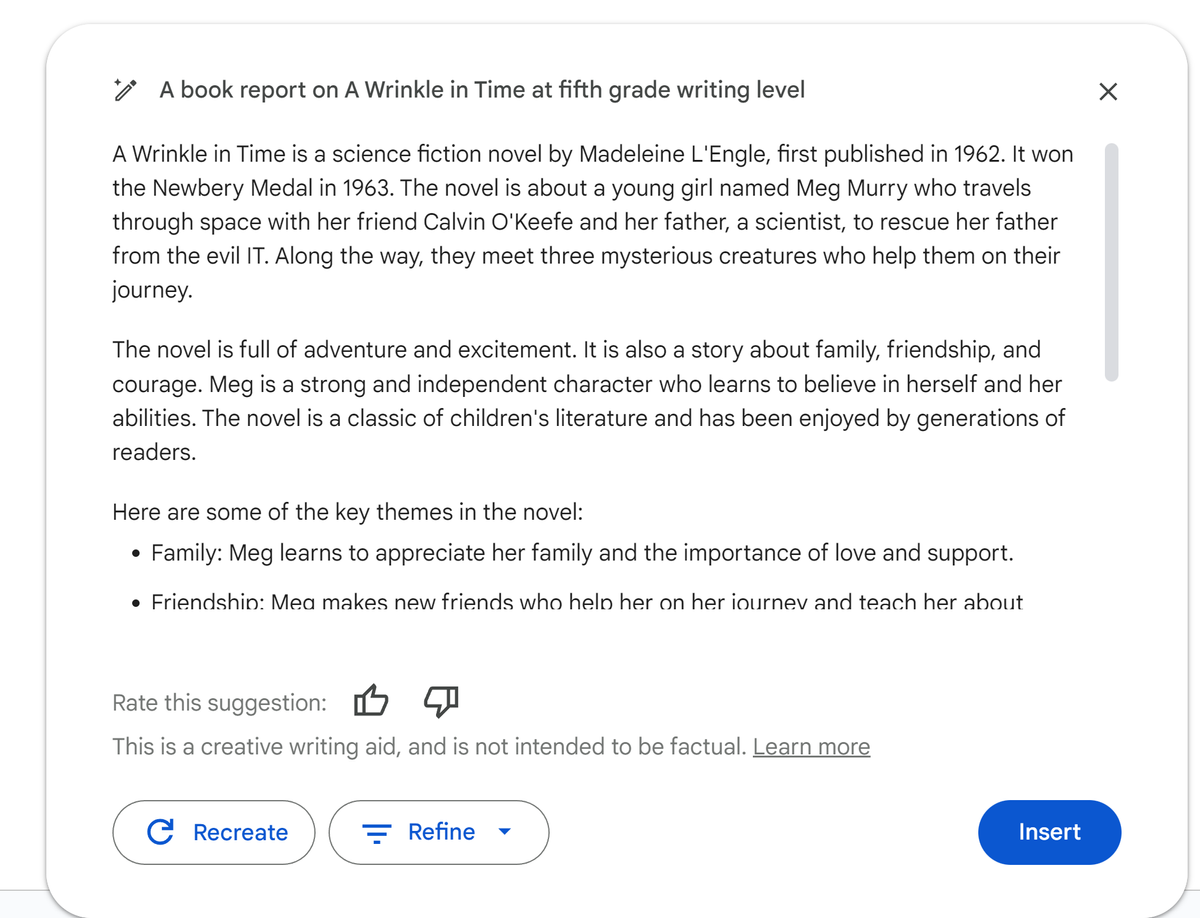 Google's AI ‘Help Me Write’ Feature Wants to Do the Writing for You ...