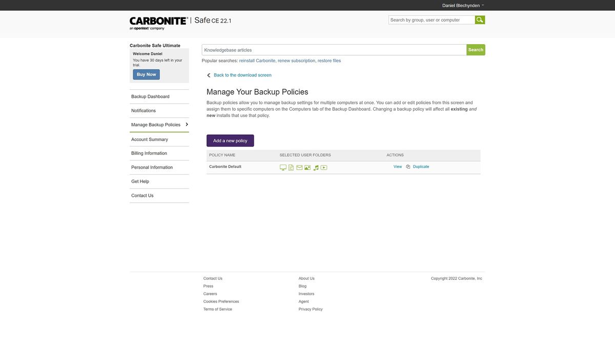 Carbonite review | Creative Bloq