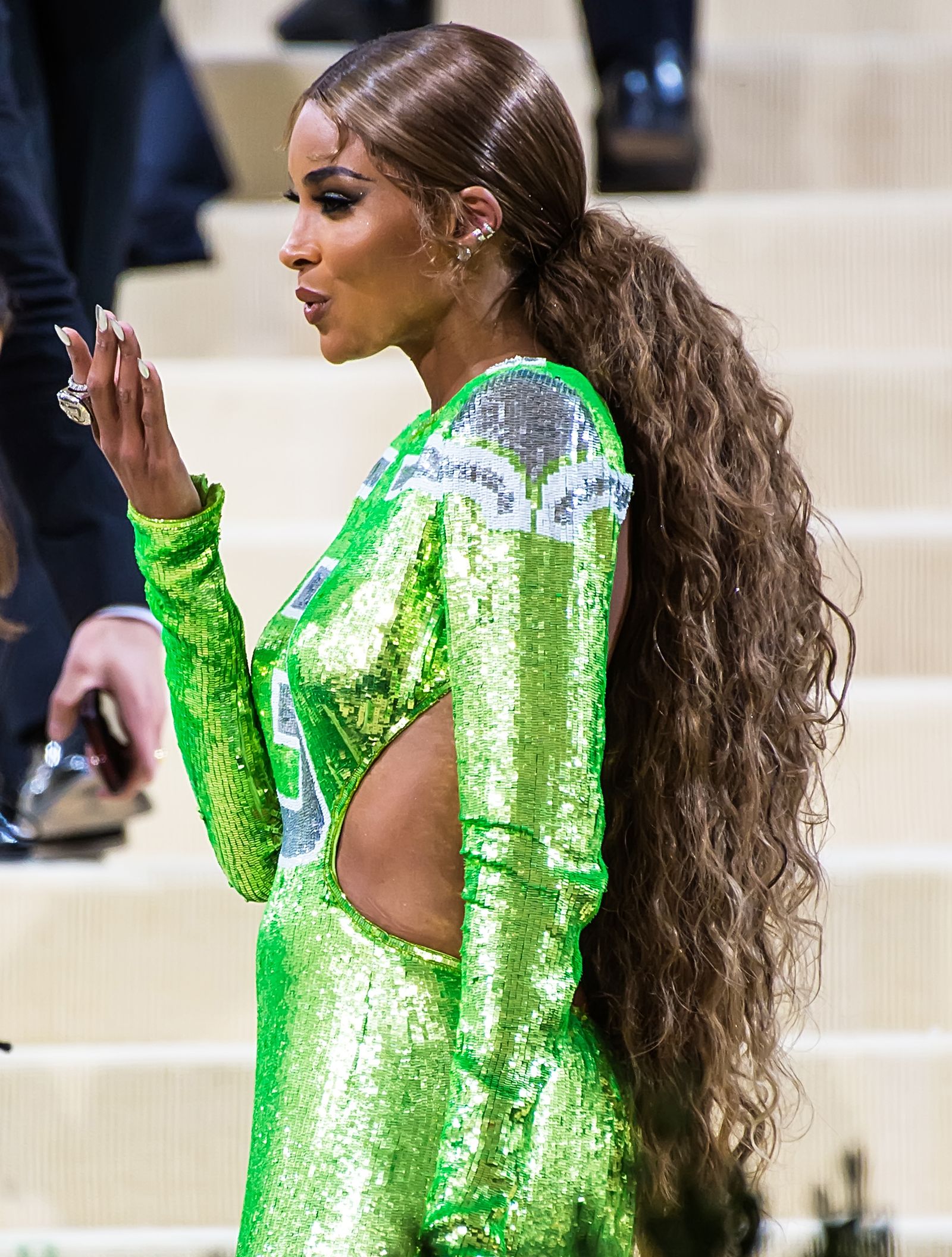 14 Slicked-Back Ponytail Ideas for Your Next Night Out | Marie Claire