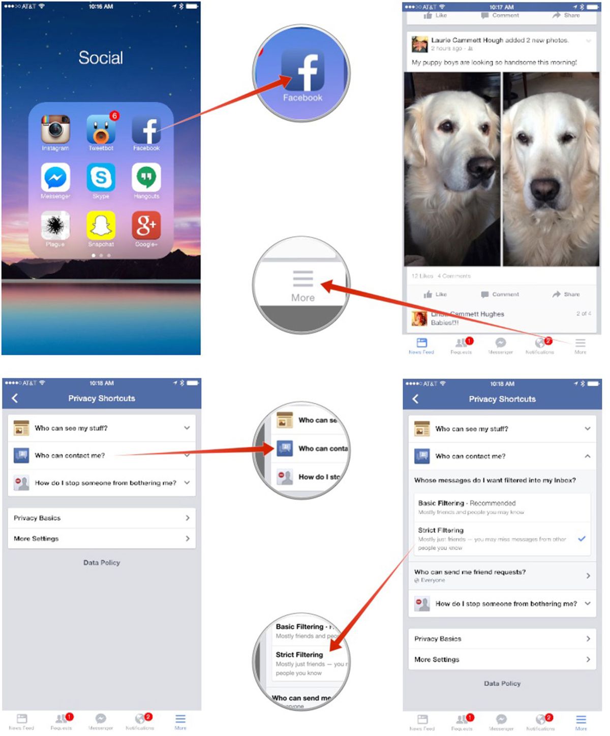 How to filter spam messages in Facebook for iPhone and iPad | iMore