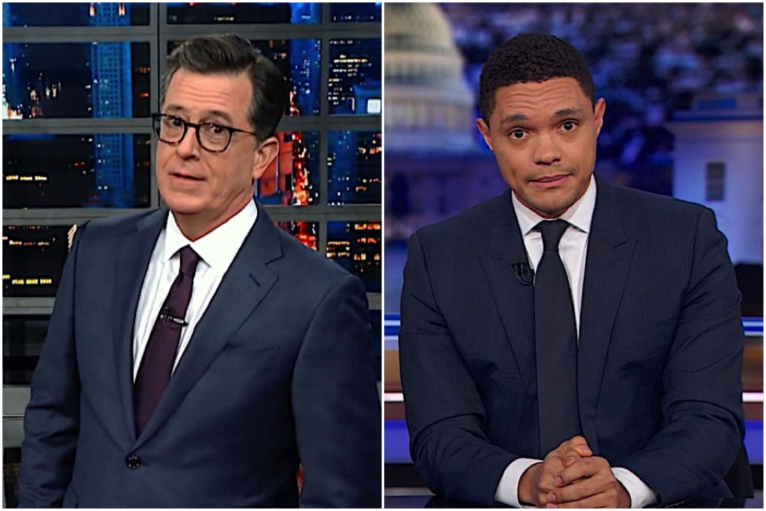 Stephen Colbert and Trevor Noah suggest U.S. intelligence chiefs might ...