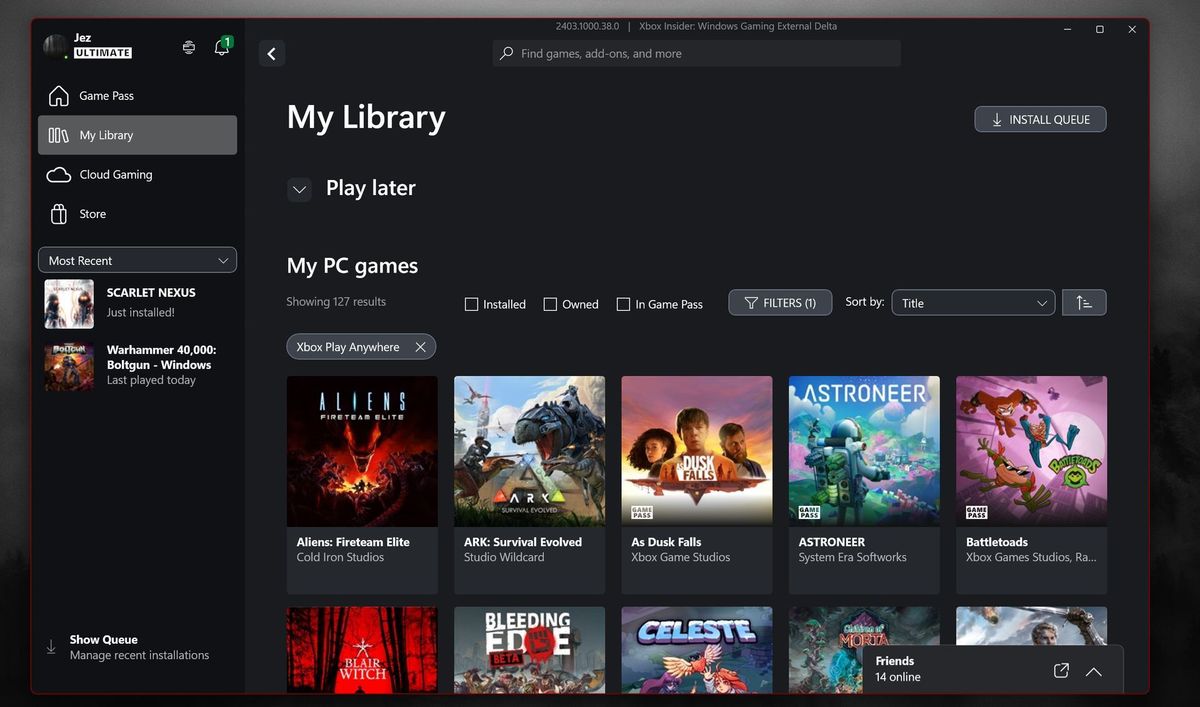 You know, the Xbox app for PC Game Pass on Windows 11 just got updated ...