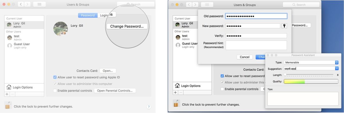 How to change or reset your Mac's account password | iMore