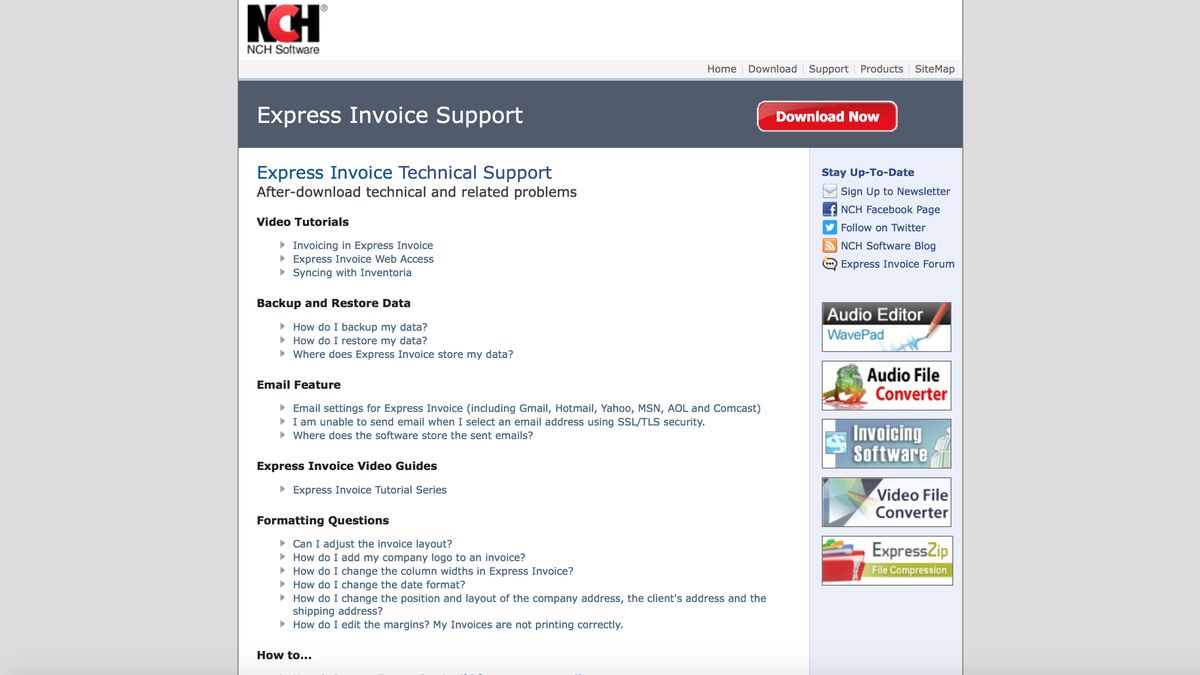 NCH Express Invoice | TechRadar