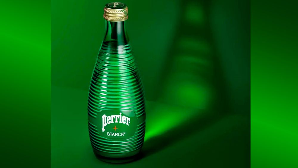 Philippe Starck just made the Perrier bottle design even more iconic ...