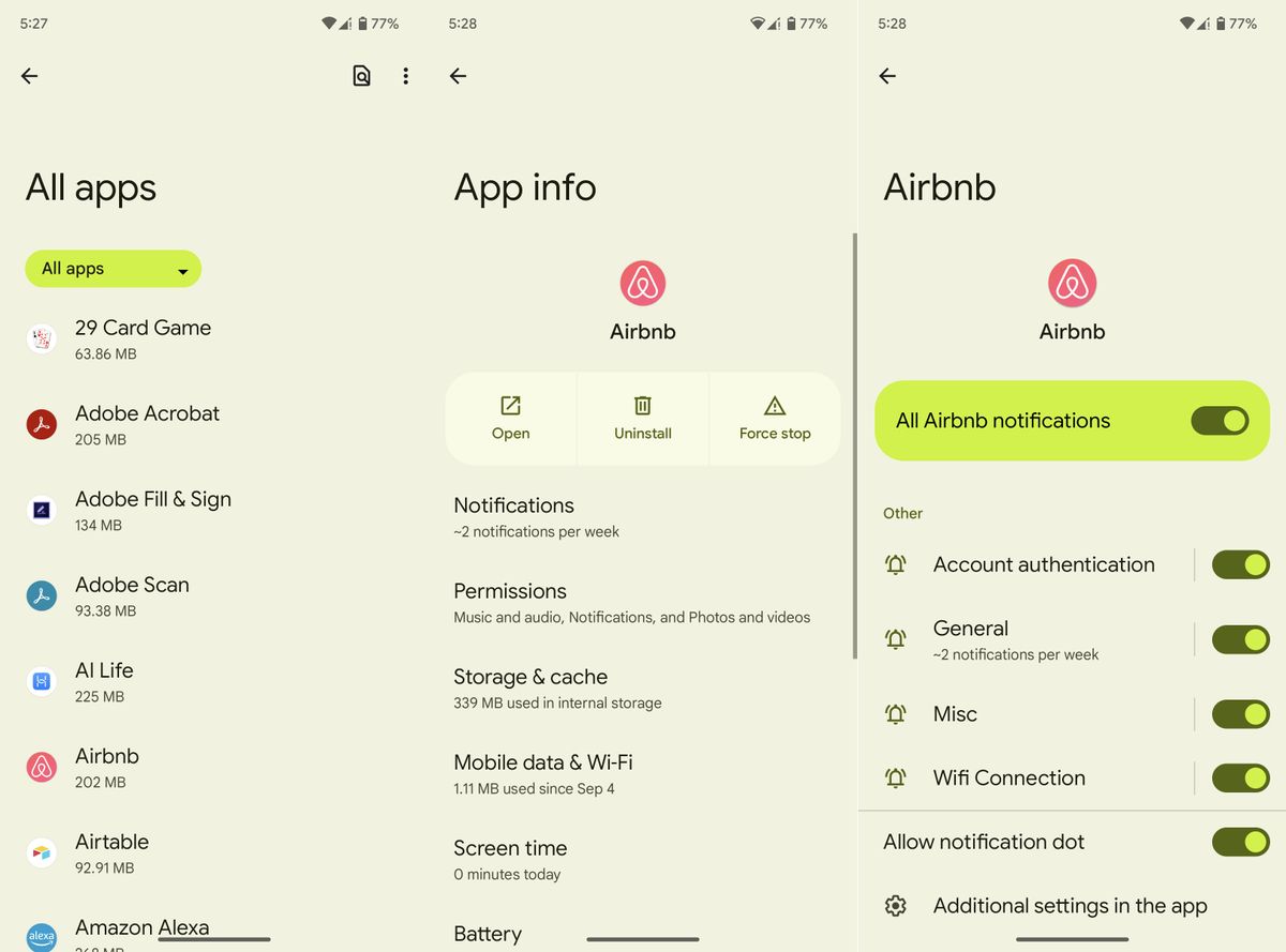How To Customize Notification Permissions In Android 13 Android Central