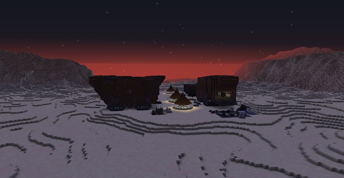 A Minecraft builder is recreating the entire Star Wars galaxy planet by ...