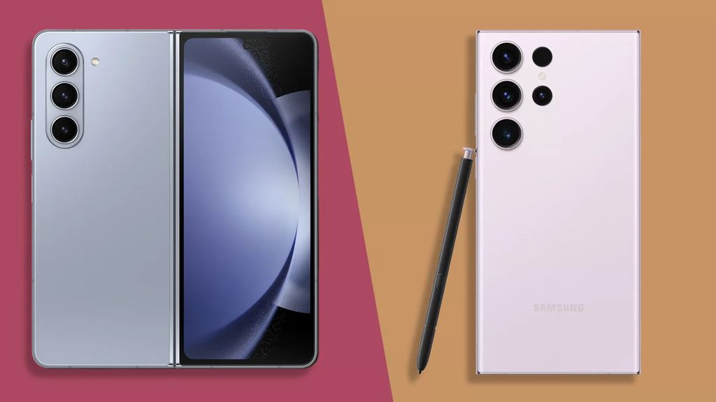 Samsung Galaxy Z Fold 5 vs Samsung Galaxy S23 Ultra confronto | TechRadar