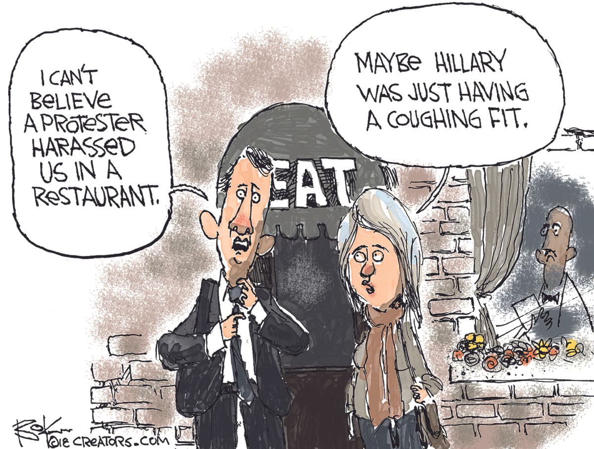Political cartoon U.S. Bill Clinton 2016 Fees | The Week