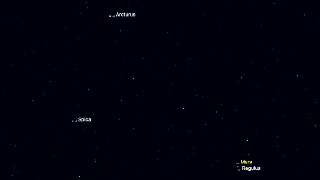 Mars joins the Spring Triangle this week: Here’s when and how to see it ...