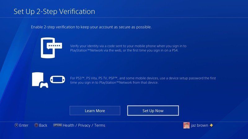 How to set up two-factor authentication on your PlayStation 4 | Android ...