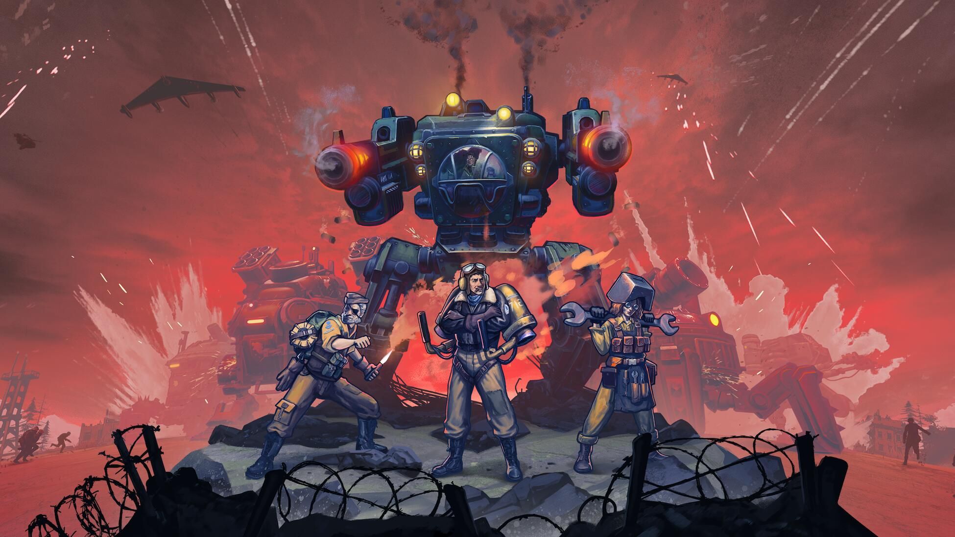 This roguelike strategy game puts you in charge of a dieselpunk alt-WW2 ...