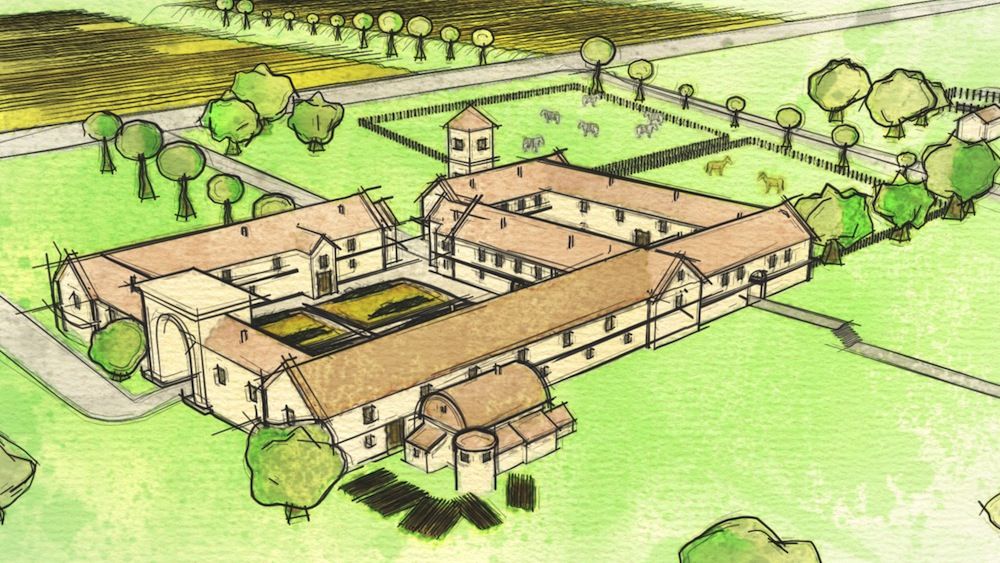 In photos: Well-preserved Roman villa found beneath UK home | Live Science