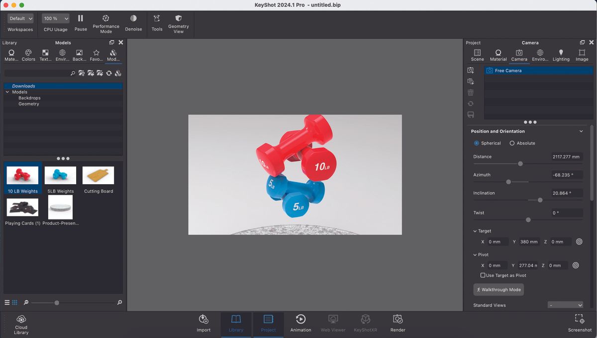 How to run a realistic physics simulation in KeyShot | Creative Bloq