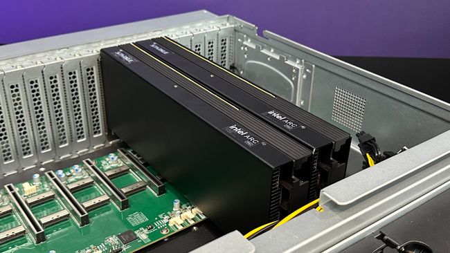 Dual-GPU versions of the Intel Arc B60 in the works at Sparkle, as ...