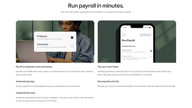 Square Payroll review | TechRadar