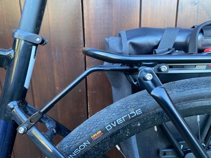 Decathlon ELOPS 100 Bike Pannier Rack 24"-28" review | Cycling Weekly